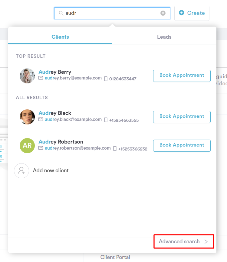 Overview of Clients and Client Card